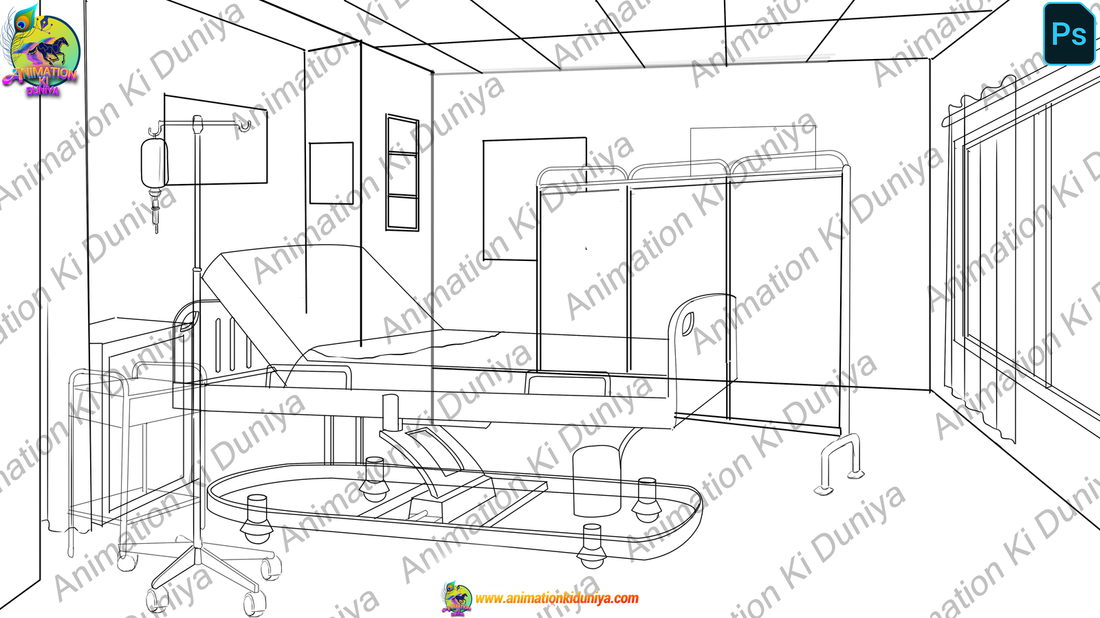 Inside Hospital - Hospital Background - High Quality - Animation Ki Duniya