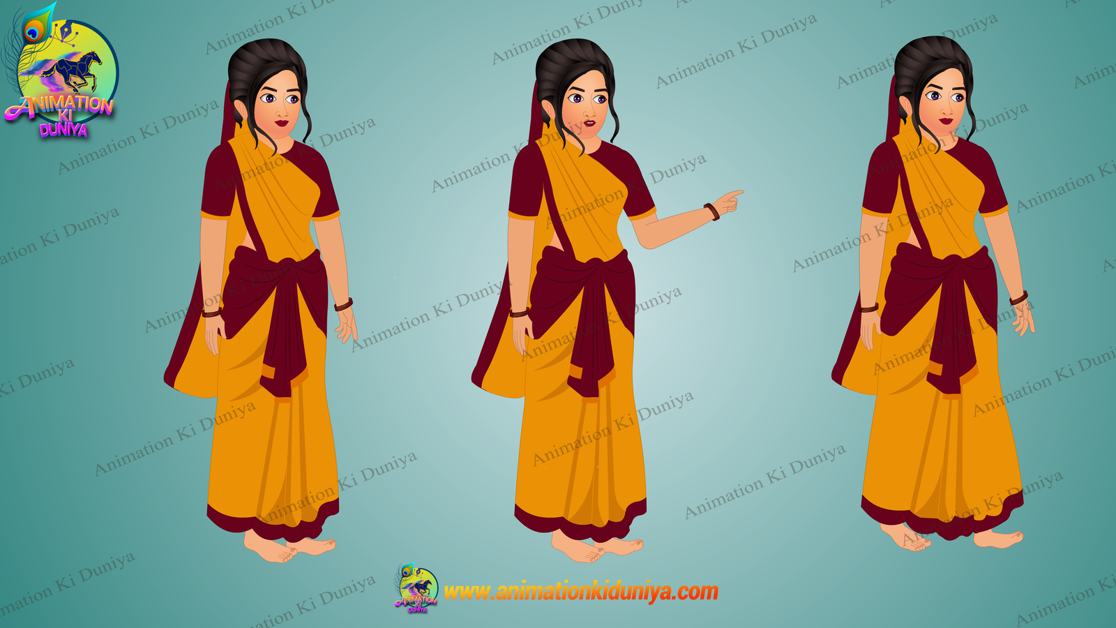 25+ Animated Characters Bundle Indian New Village Cartoon Character ...