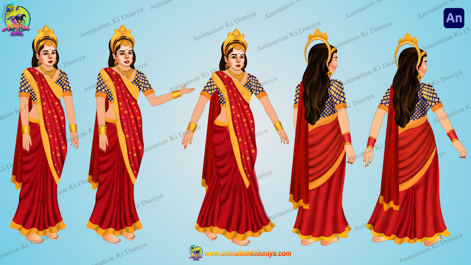 25+ Animated Characters Bundle Indian New Village Cartoon Character ...